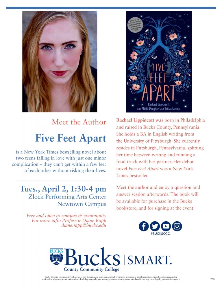 Meet the Author- Five Feet Apart- Rachael Lippincott - Arts & Cultural ...